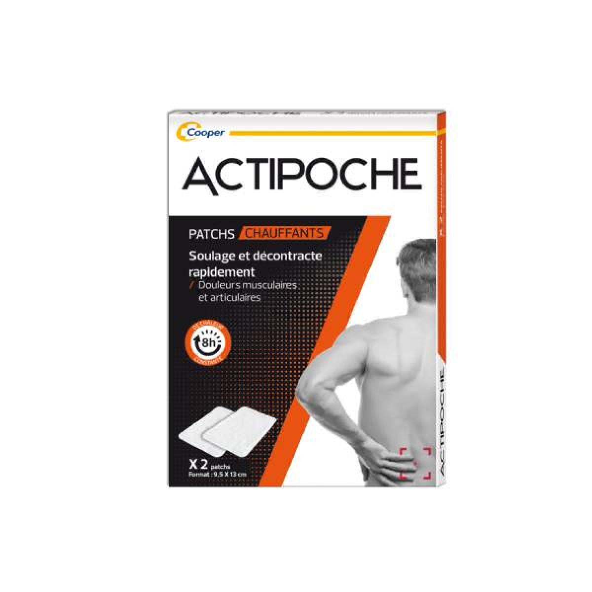 ACTIPOCHE Patch chauffant 2 unités - Parapharmacie - Pharmarket