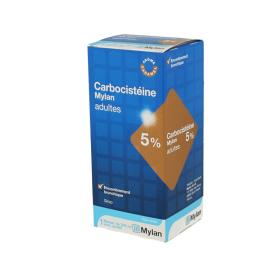 MYLAN Carbocistéine 5% adultes sirop flacon de 200ml - Médicaments ...