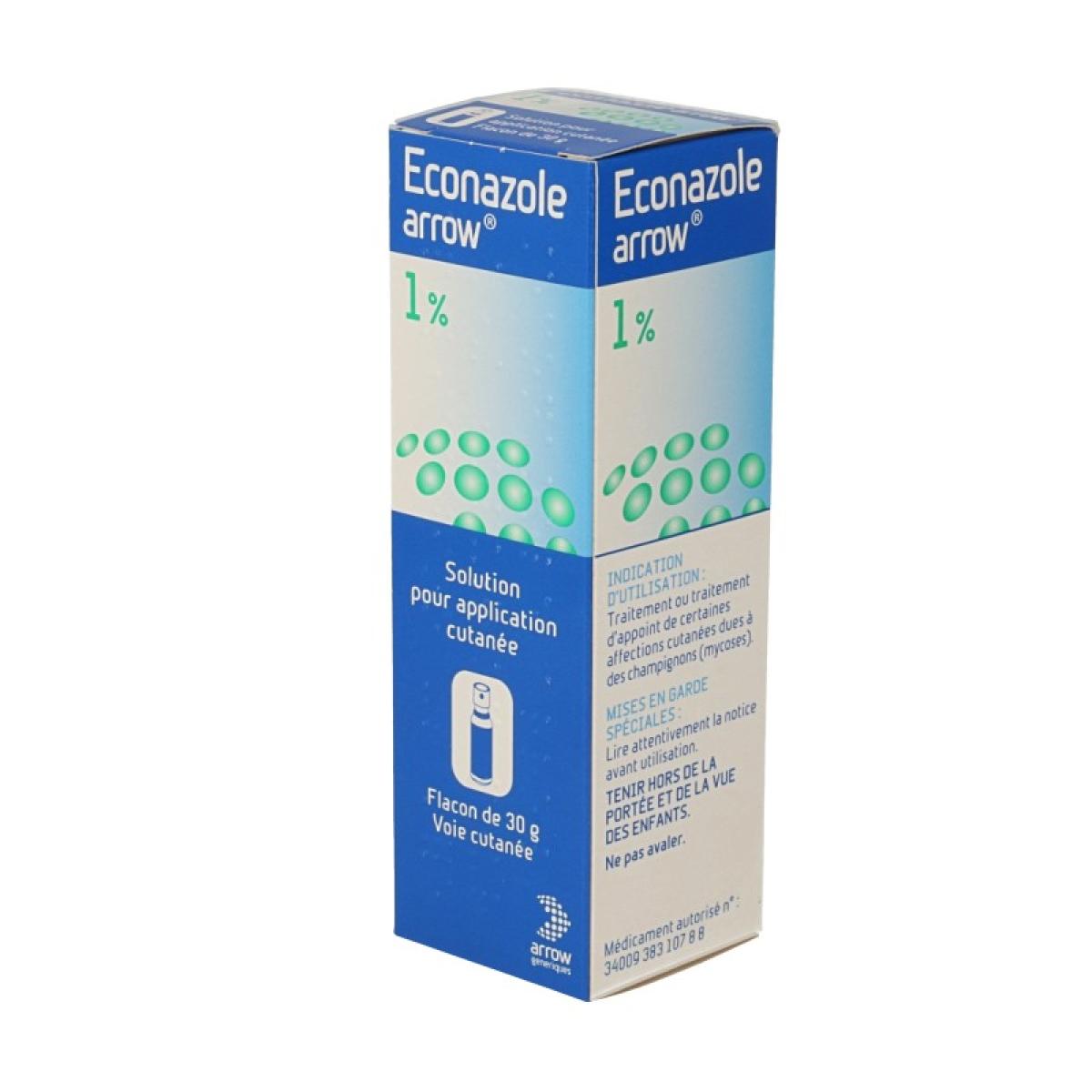ARROW Econazole 1 % solution pour application cutanée flacon de 30g ...