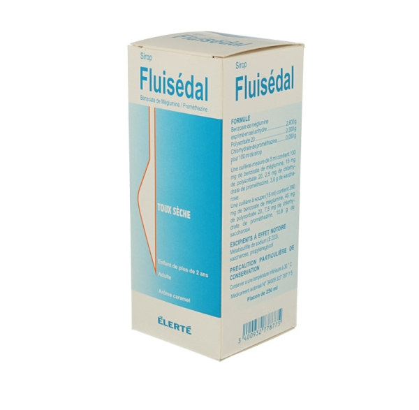 ELERTE Fluisedal sirop flacon de 250ml - Médicaments - Pharmarket