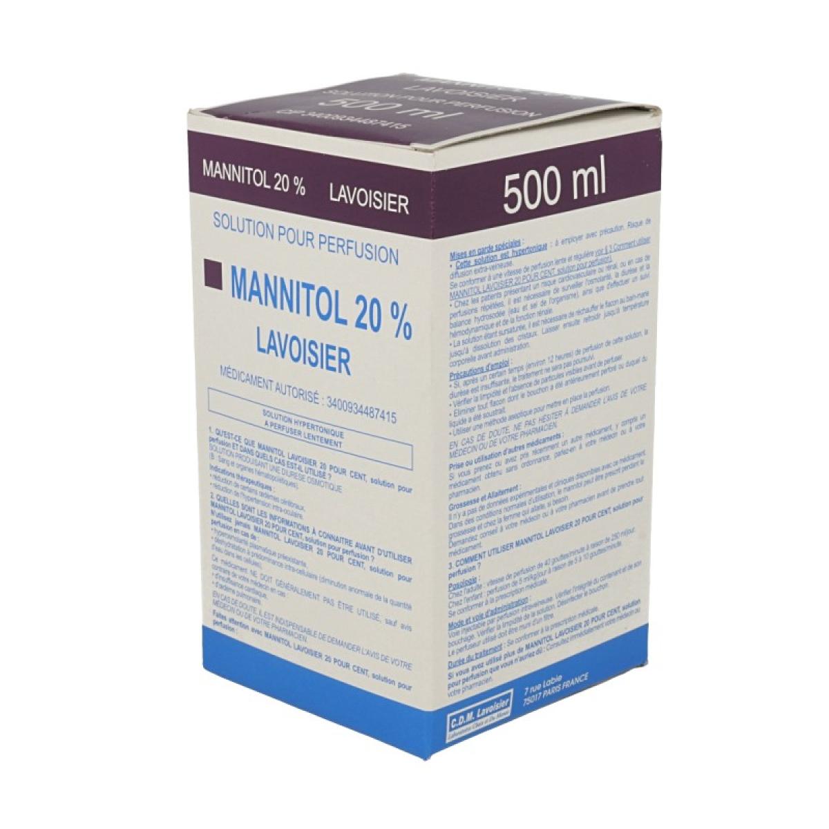 Manitol 20 500ml Valor - RETOEDU