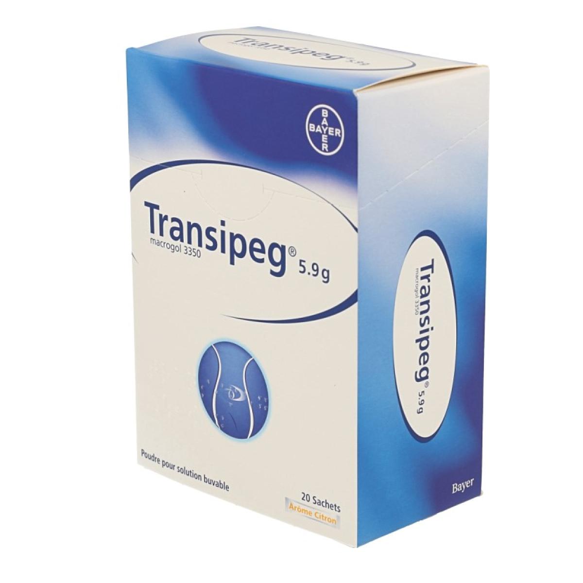 BAYER Transipeg 5,9g poudre pour solution buvable boîte de 30 sachets ...
