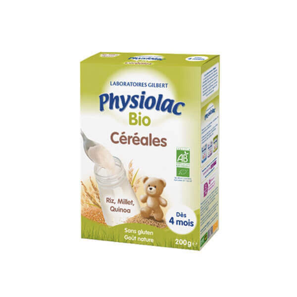 PHYSIOLAC Bio céréales 200 g - Parapharmacie - Pharmarket
