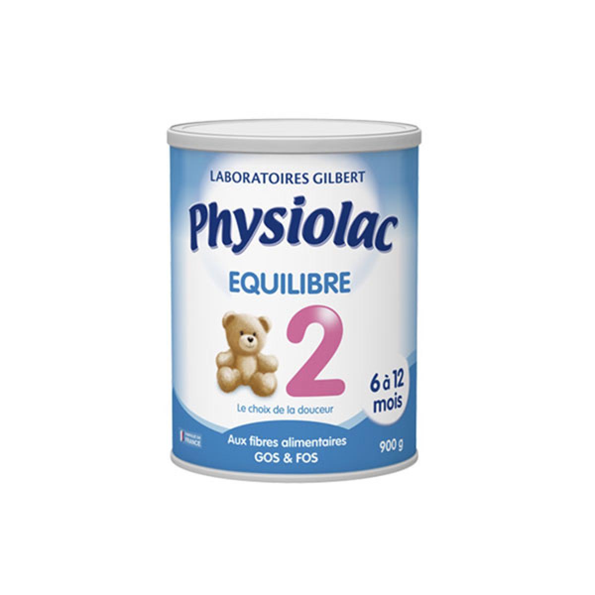 PHYSIOLAC Lait relais 2ème âge 900 g - Parapharmacie - Pharmarket