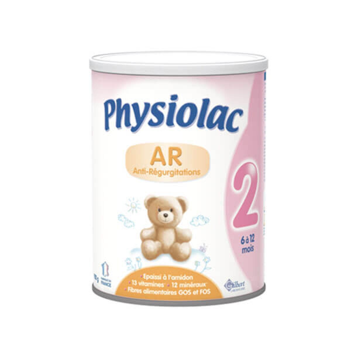 PHYSIOLAC Lait AR 2ème âge 900 g - Parapharmacie - Pharmarket
