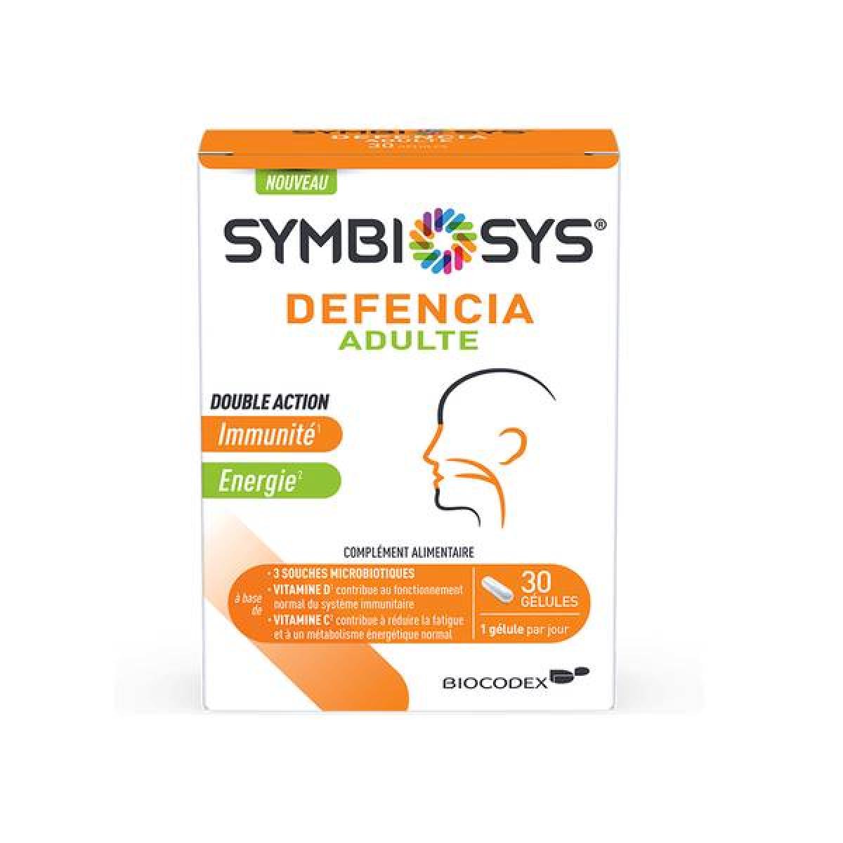 BIOCODEX Symbiosys defencia adulte 30 sticks - Parapharmacie - Pharmarket