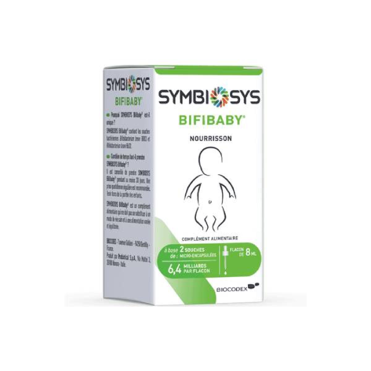 BIOCODEX Symbiosys bifibaby nourrisson flacon de 8ml - Parapharmacie ...
