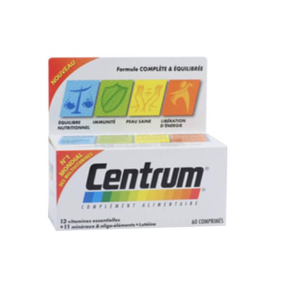 PFIZER Centrum 60 comprimés - Parapharmacie - Pharmarket