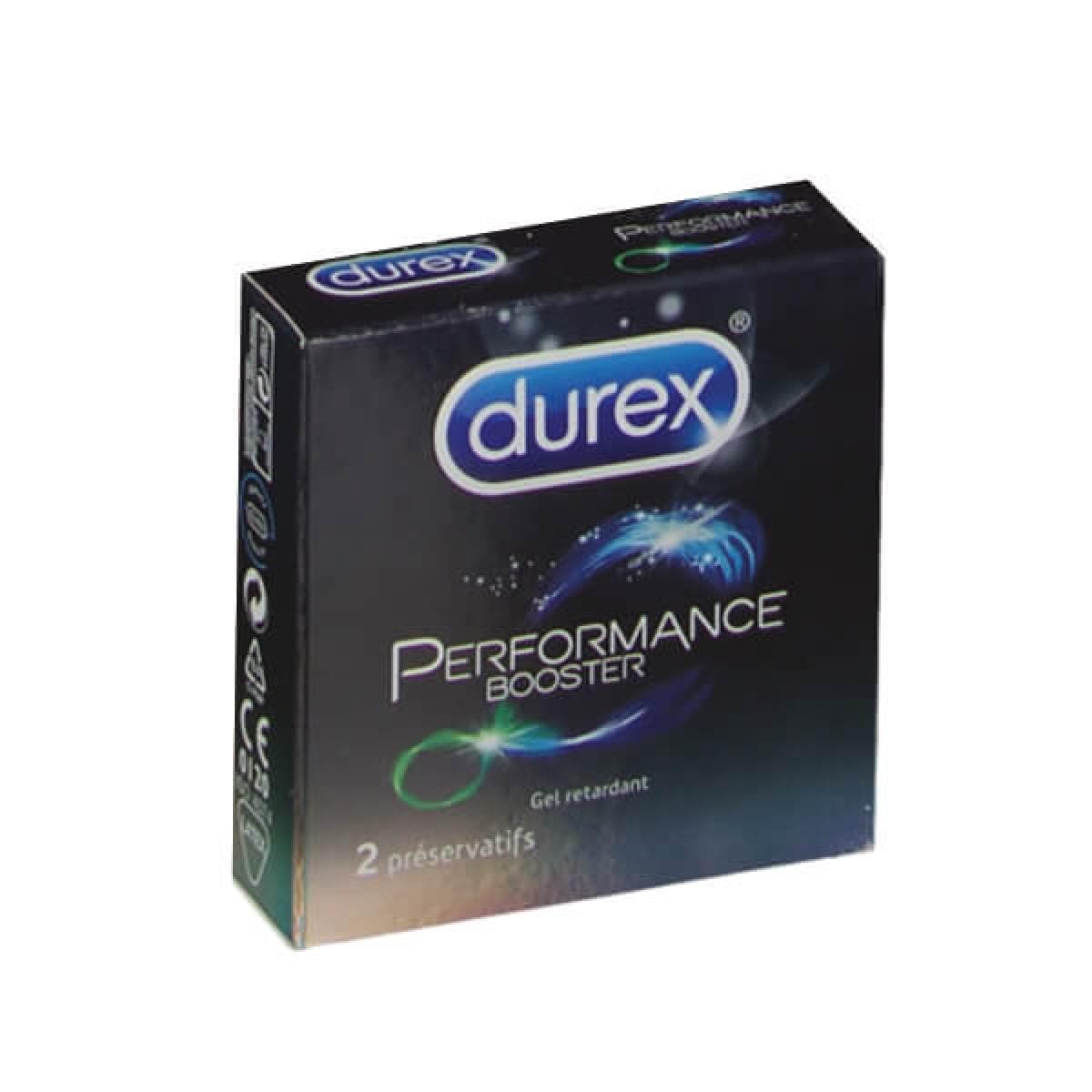 DUREX Performance booster 2 préservatifs - Parapharmacie - Pharmarket