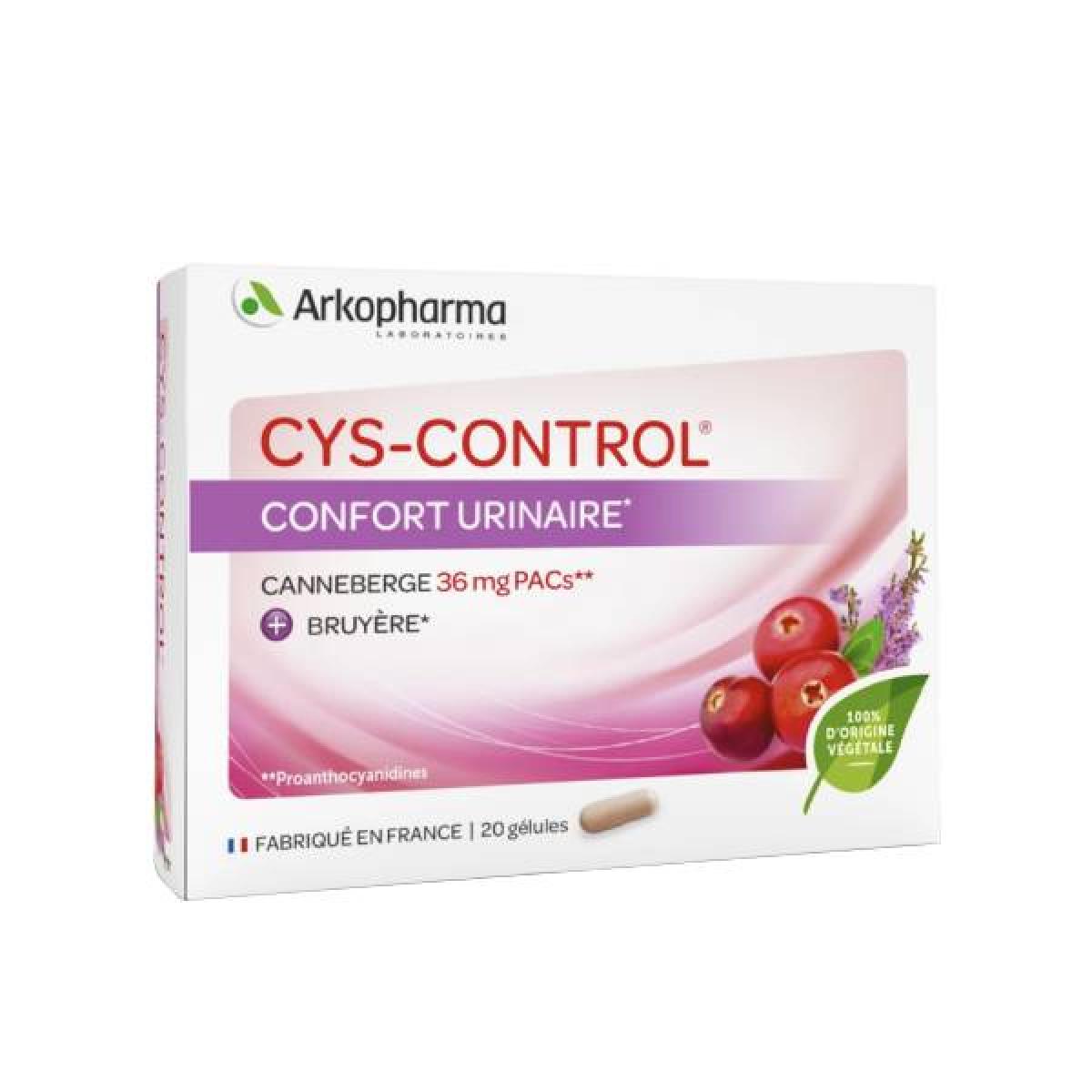 ARKOPHARMA Cys control flash 60 gélules - Parapharmacie - Pharmarket