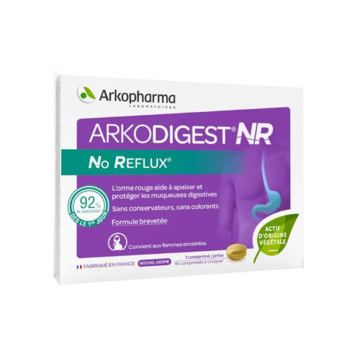 ARKOPHARMA Arkodigest NR no reflux 16 comprimés - Parapharmacie ...