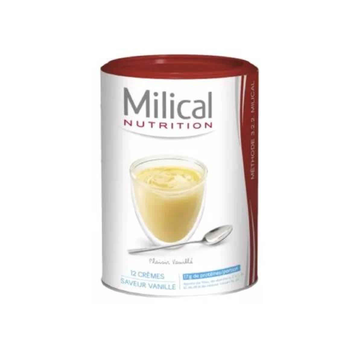 MILICAL Crème minceur vanille 540g - Parapharmacie - Pharmarket