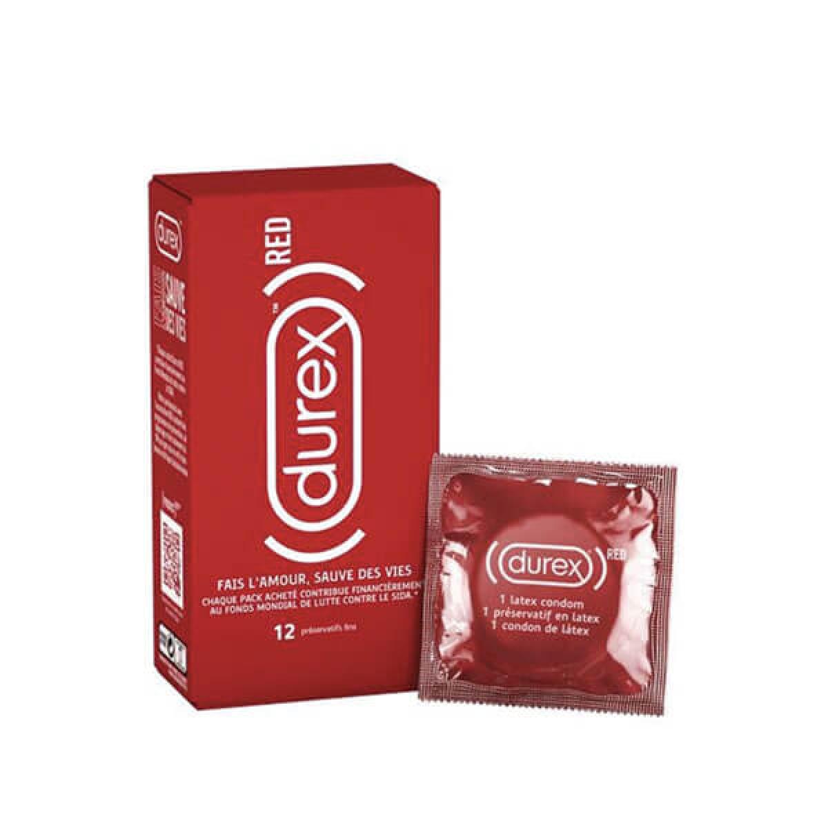DUREX Red 12 préservatifs fins - Parapharmacie - Pharmarket