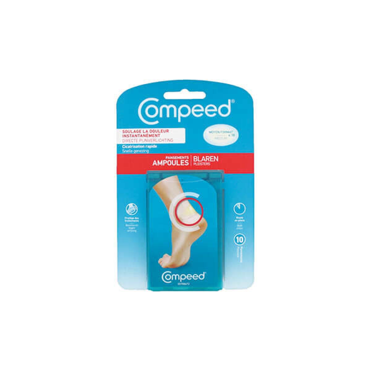 COMPEED Ampoules moyen format 10 pansements - Parapharmacie - Pharmarket