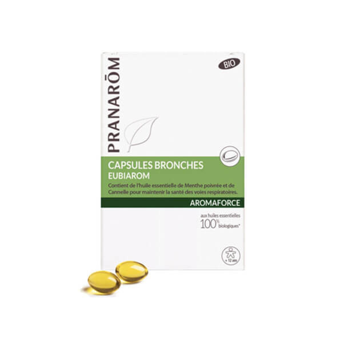 PRANAROM Aromaforce capsules bronches eubiarom 30 capsules ...