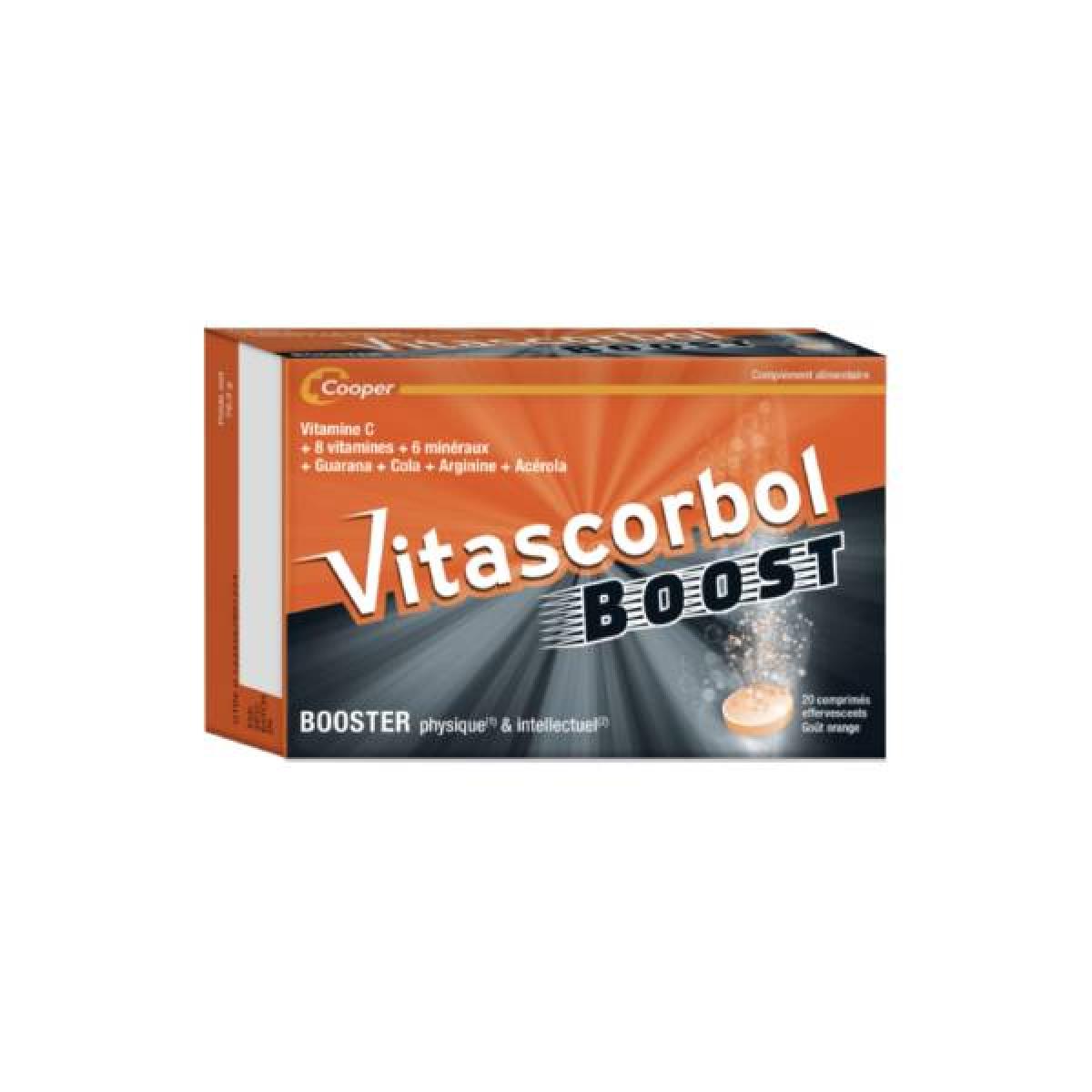 COOPER Vitascorbol boost 20 comprimés - Parapharmacie - Pharmarket