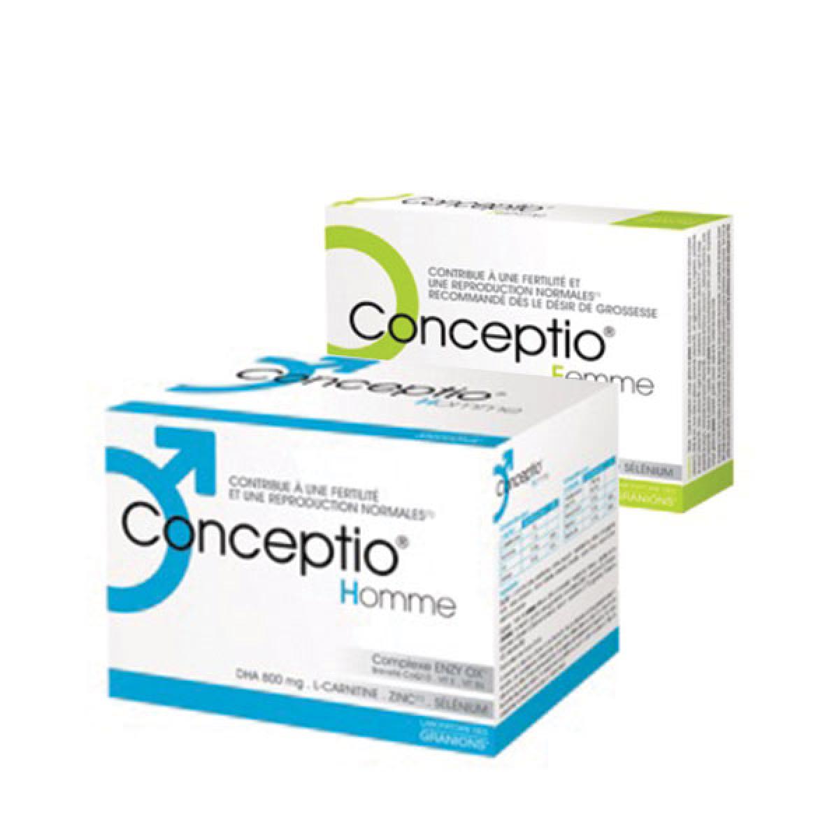 CONCEPTIO Homme + femme lot - Parapharmacie - Pharmarket