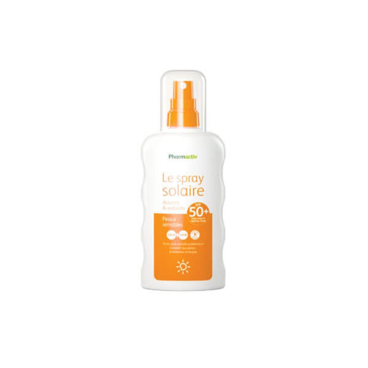 PHARMACTIV Le spray solaire SPF 50+ 200ml - Parapharmacie - Pharmarket