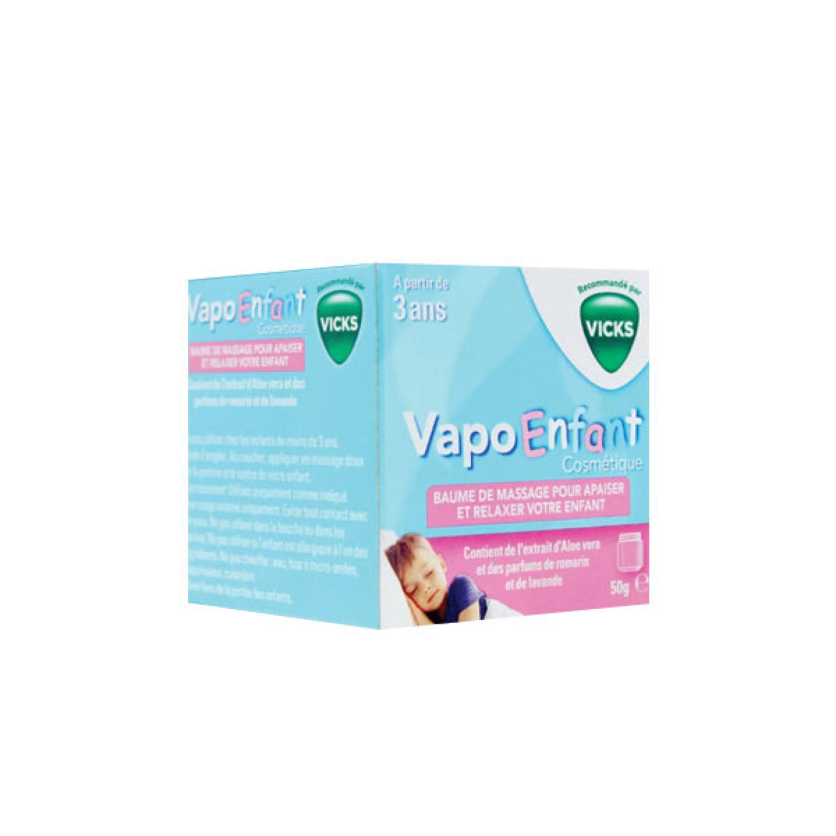 VICKS VapoEnfant baume de massage 50g - Parapharmacie - Pharmarket