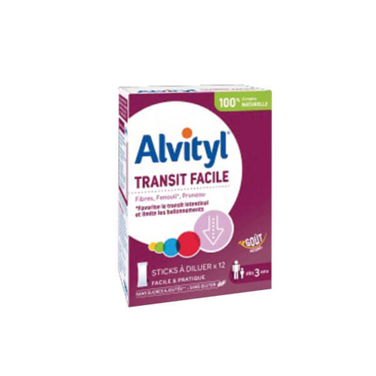 ALVITYL Transit facile 12 sticks - Parapharmacie - Pharmarket