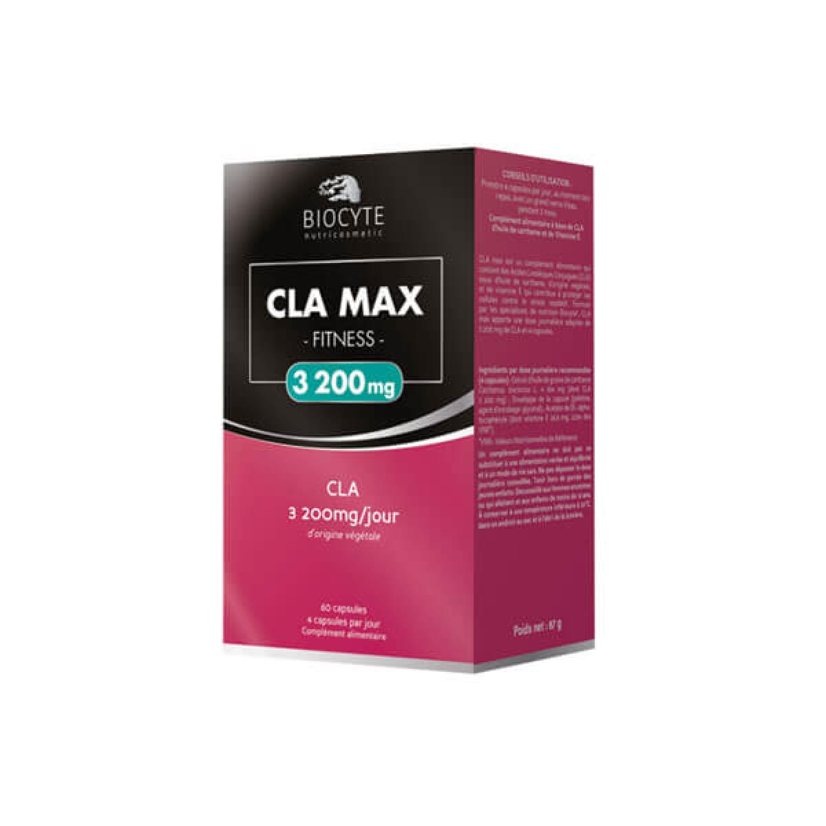BIOCYTE CLA max 60 capsules - Parapharmacie - Pharmarket
