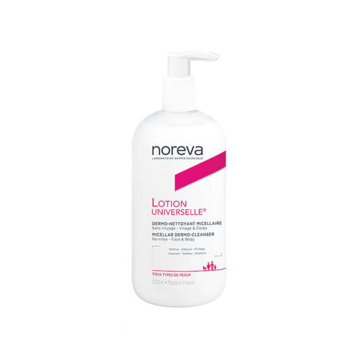 NOREVA Lotion universelle nettoyante micellaire 500ml - Parapharmacie ...