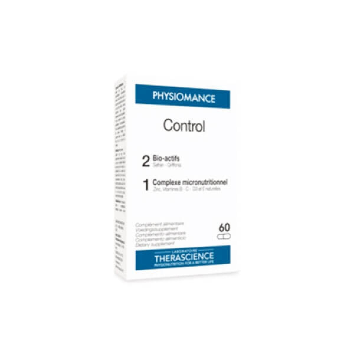 THERASCIENCE Physiomance control 60 gélules - Parapharmacie - Pharmarket