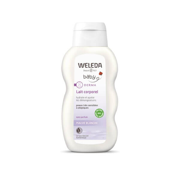 WELEDA Bébé derma lait corporel mauve blanche bio 200ml - Parapharmacie ...