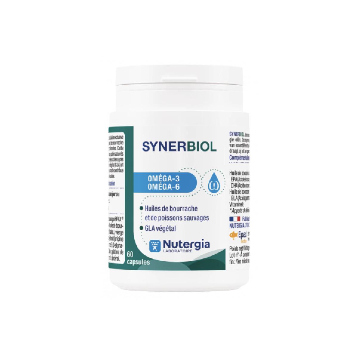 NUTERGIA Synerbiol 60 capsules - Parapharmacie - Pharmarket