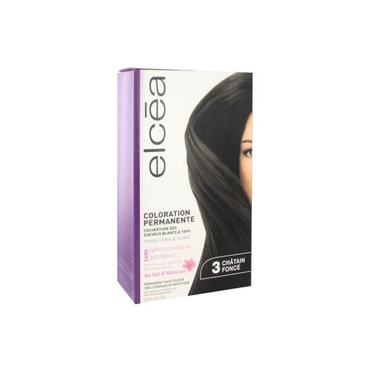 ELCEA Coloration permanente 3 châtain foncé - Parapharmacie - Pharmarket