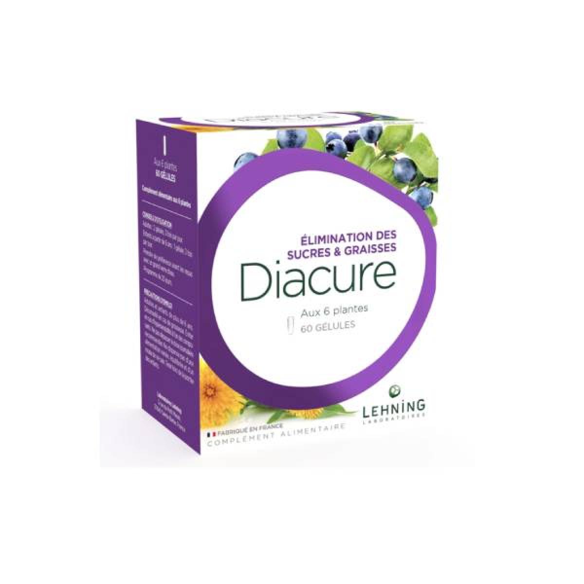 LEHNING Diacure 20 gélules - Parapharmacie - Pharmarket