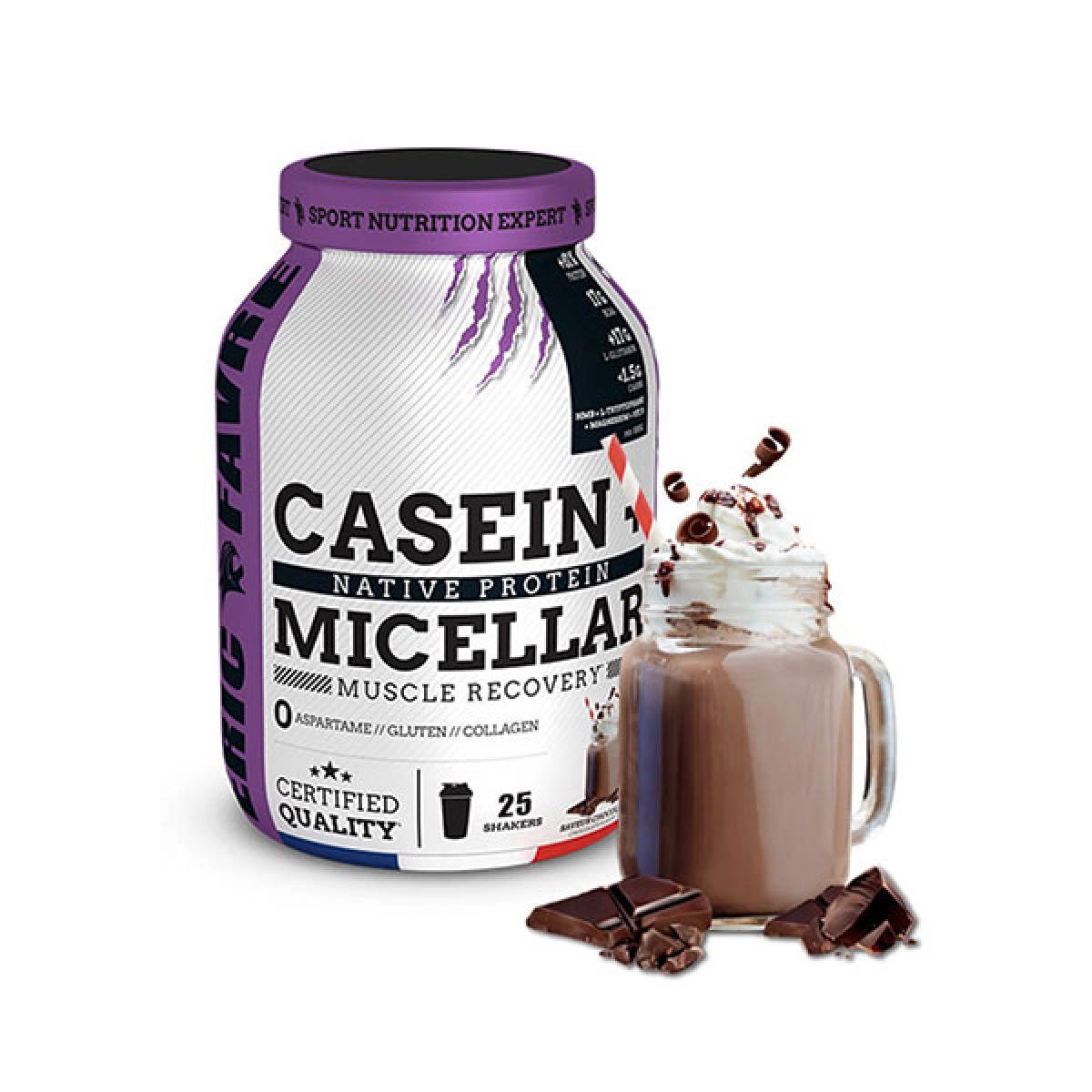 ERIC FAVRE Casein + isolate native protein saveur chocolat 2kg ...