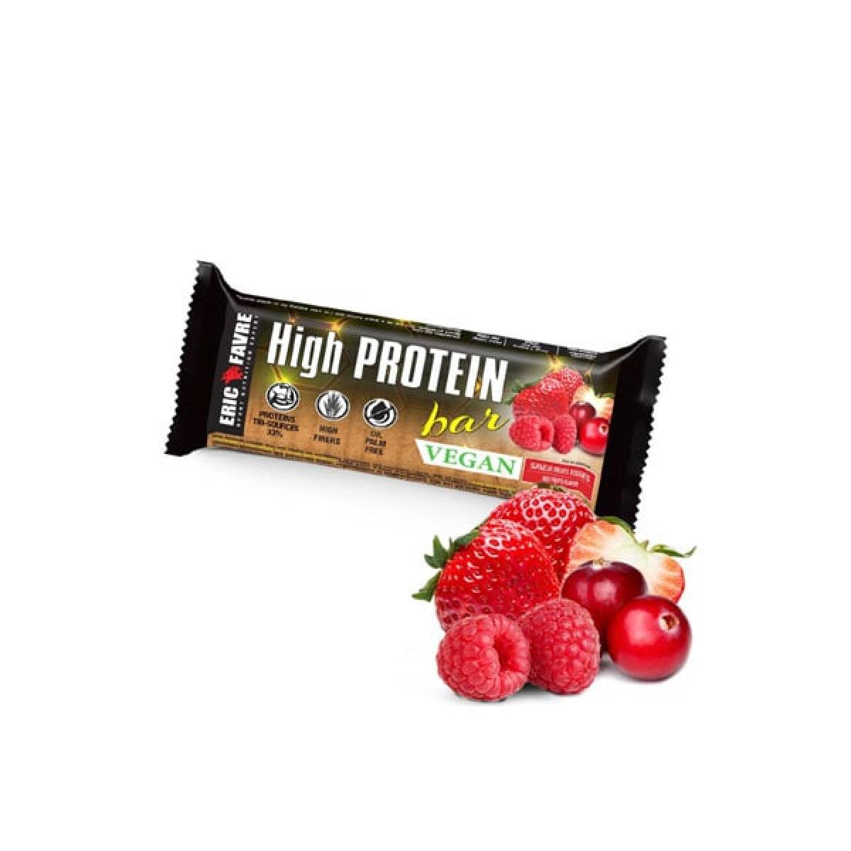 ERIC FAVRE High protein bar vegan fruits rouges 45g - Parapharmacie ...