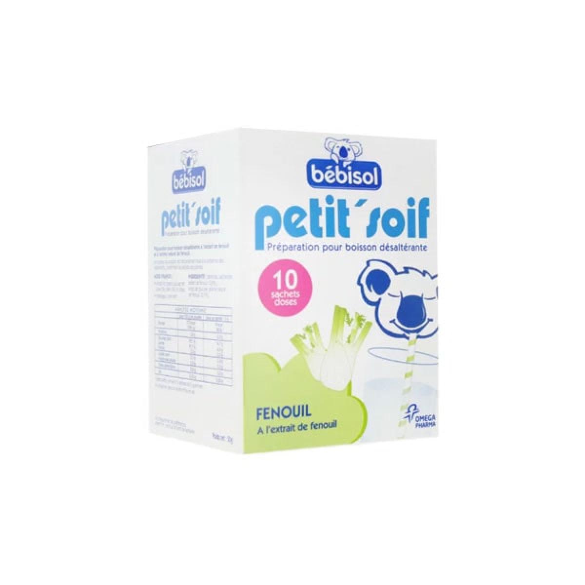 OM PHARMA Bébisol petit'soif fenouil 10 sachets doses - Parapharmacie ...