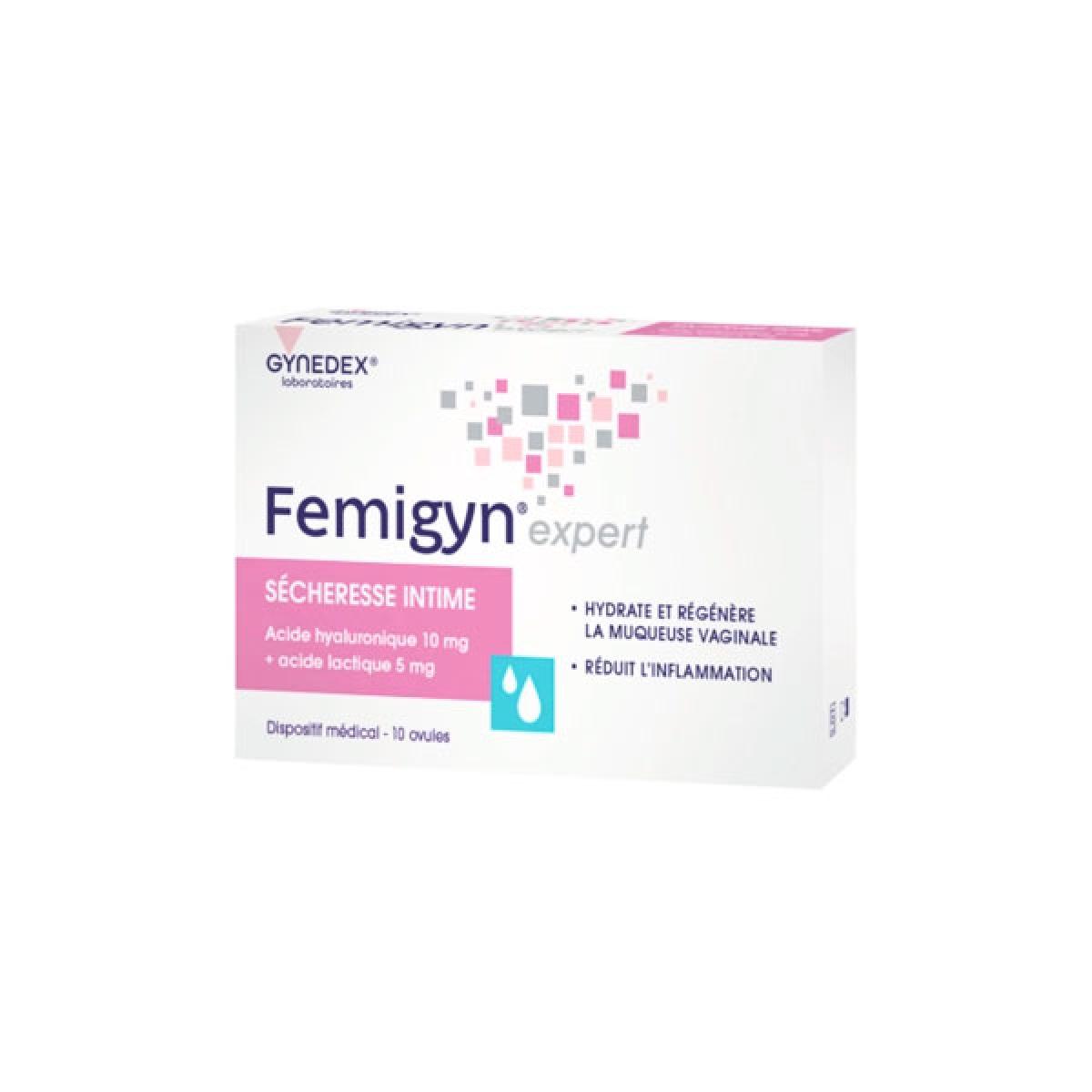 NOVODEX Femigyn expert sécheresse intime 10 ovules - Parapharmacie ...