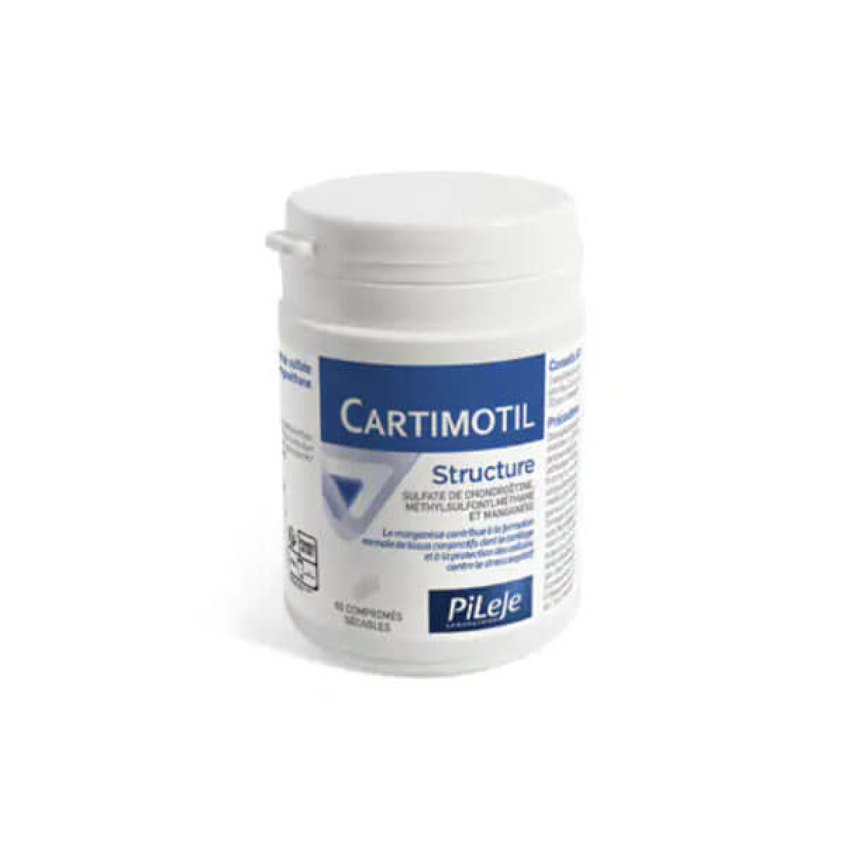 PILEJE Cartimotil structure 60 comprimés sécables - Parapharmacie ...