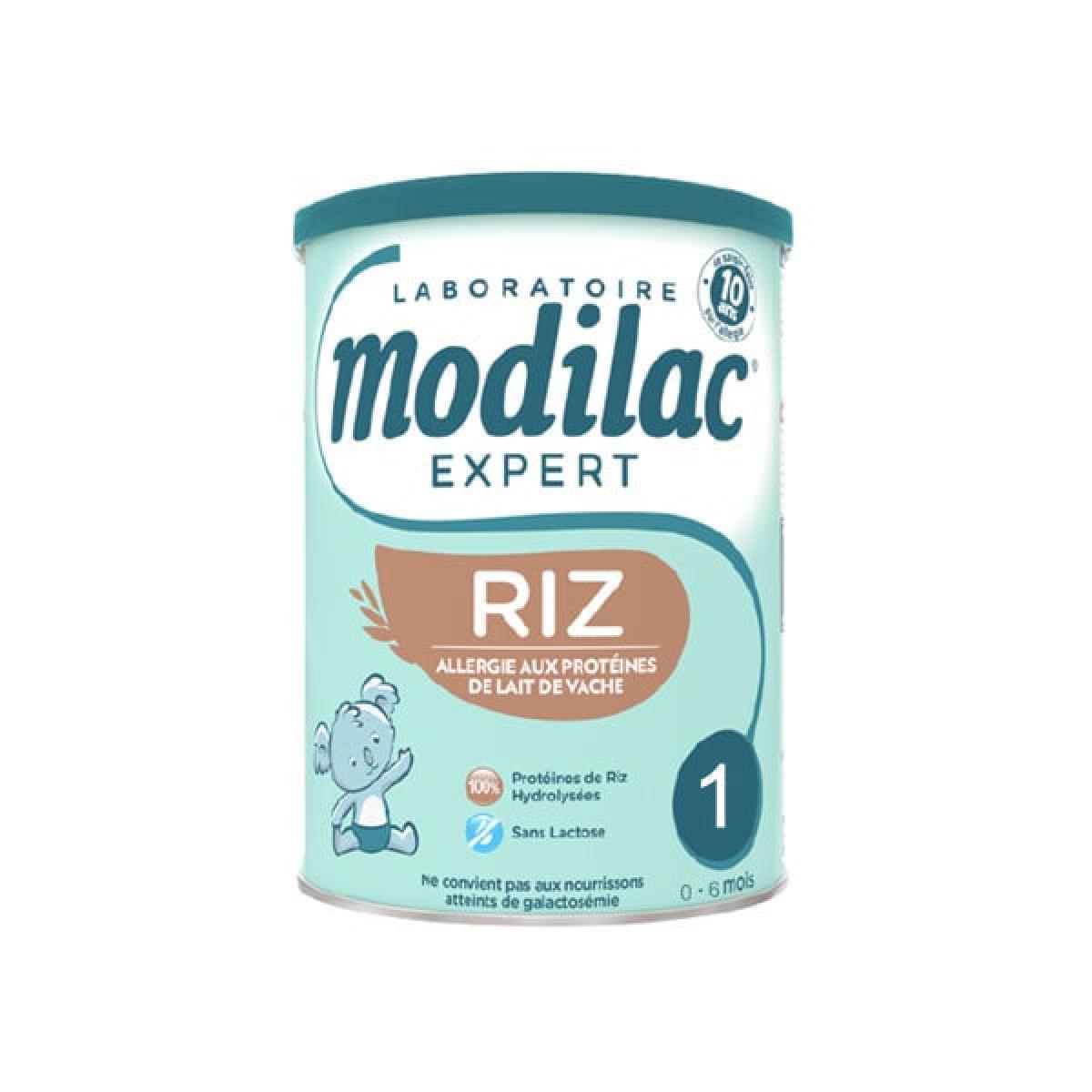 MODILAC Expert riz lait 1er âge 800g - Parapharmacie - Pharmarket