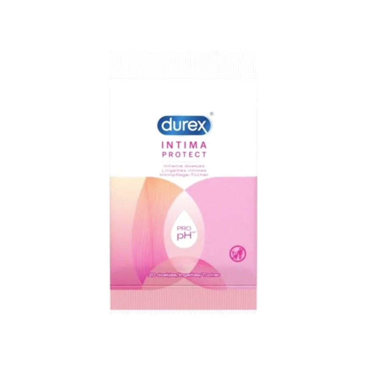 DUREX Intima protect pro pH 20 lingettes intimes - Parapharmacie ...