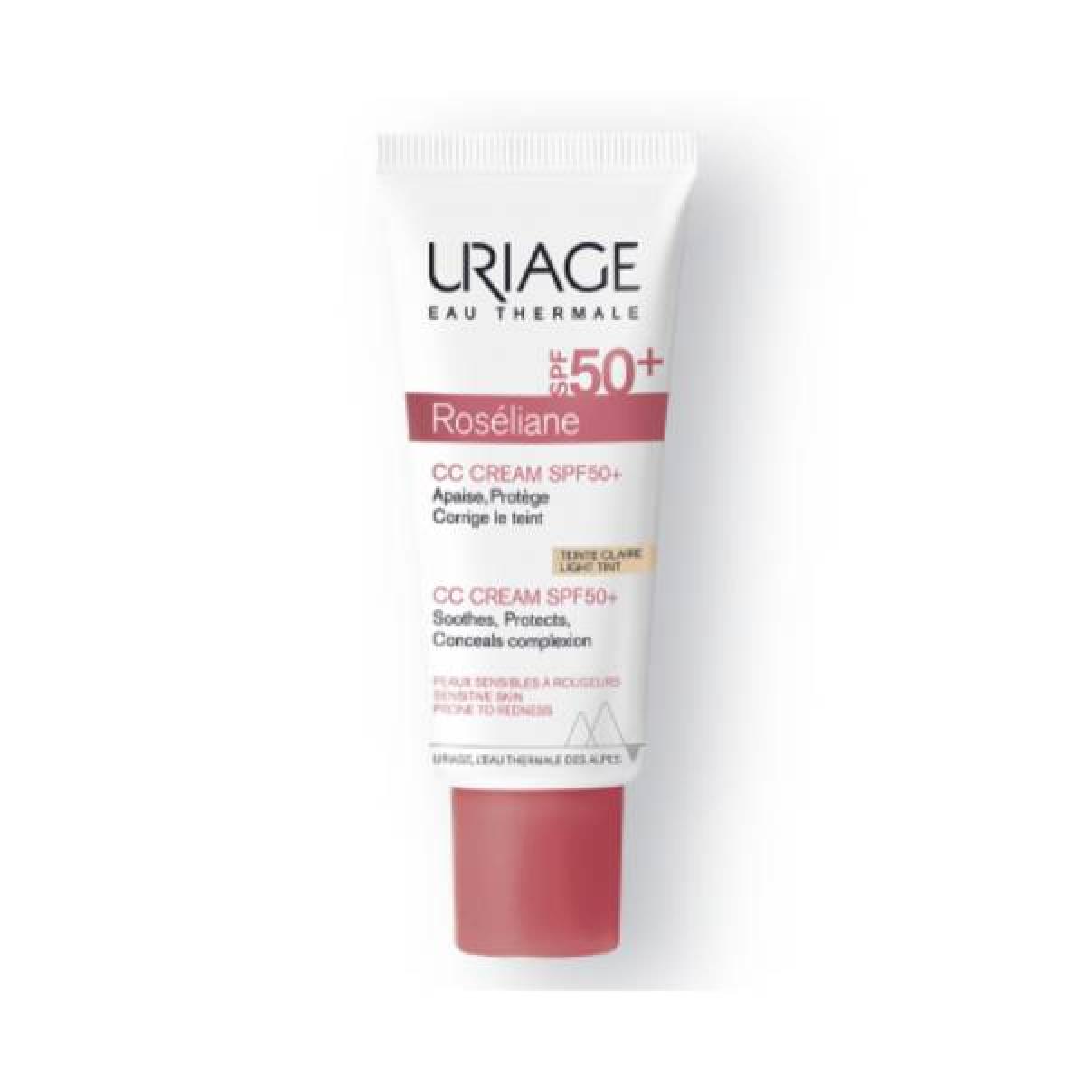 URIAGE Roséliane CC cream SPF 50+ teinte claire 40ml - Parapharmacie ...