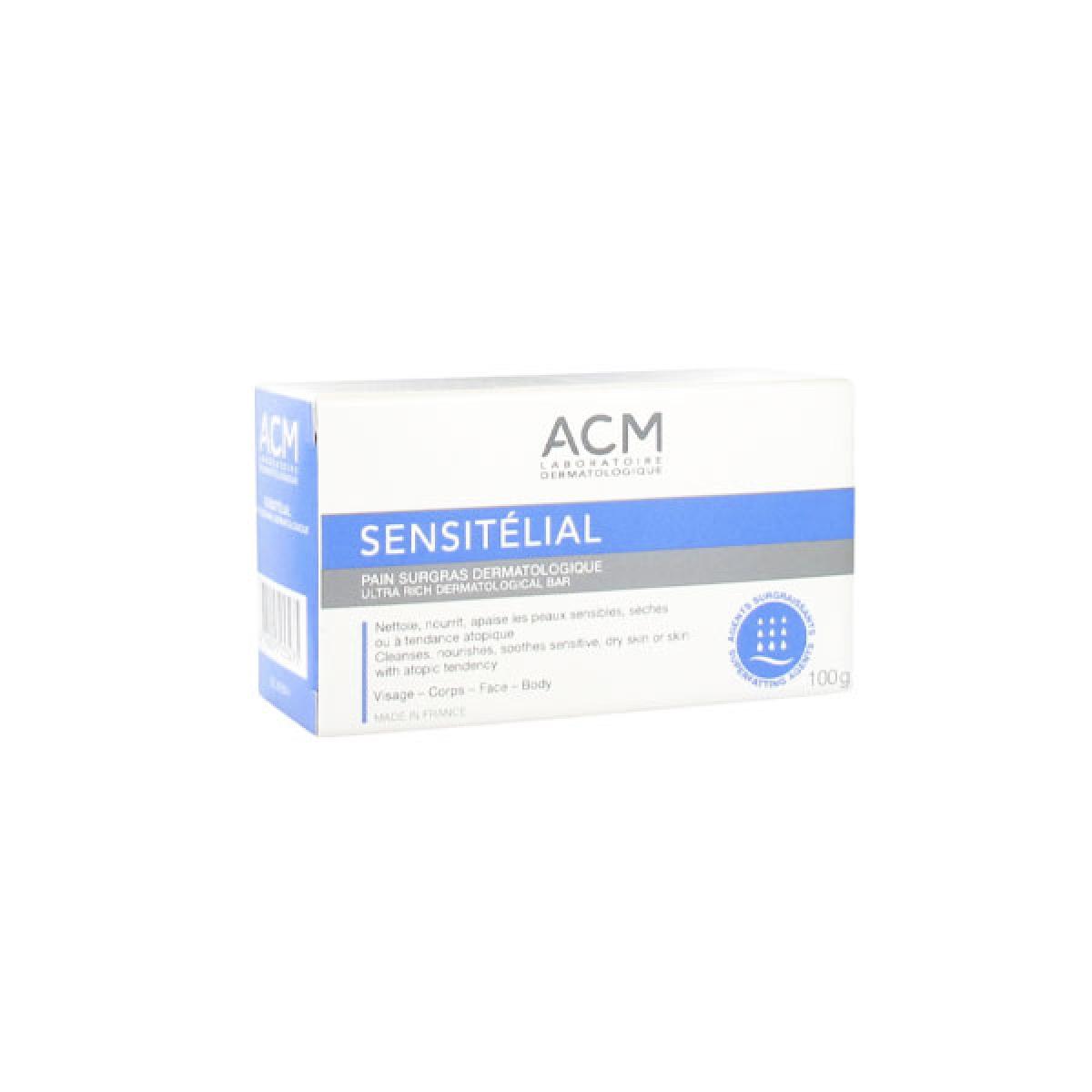 ACM Sensitélial pain surgras dermatologique 100g - Parapharmacie ...