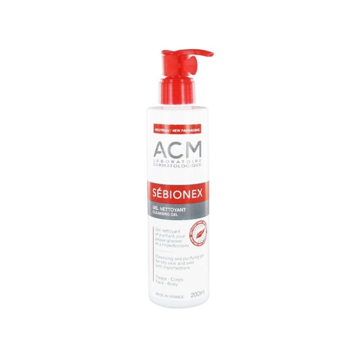 ACM Sébionex gel nettoyant 200ml - Parapharmacie - Pharmarket