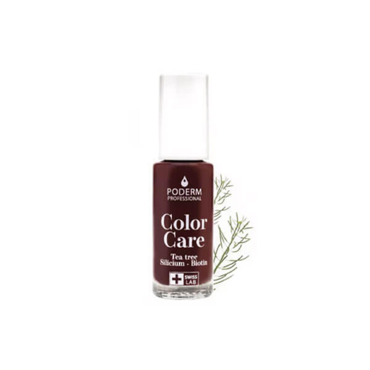 PODERM Vernis color care tea tree rouge noir 8ml - Parapharmacie ...