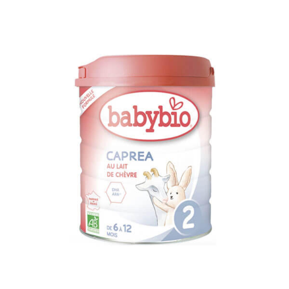 BABYBIO Caprea lait de chèvre 2ème âge bio 800g - Parapharmacie ...