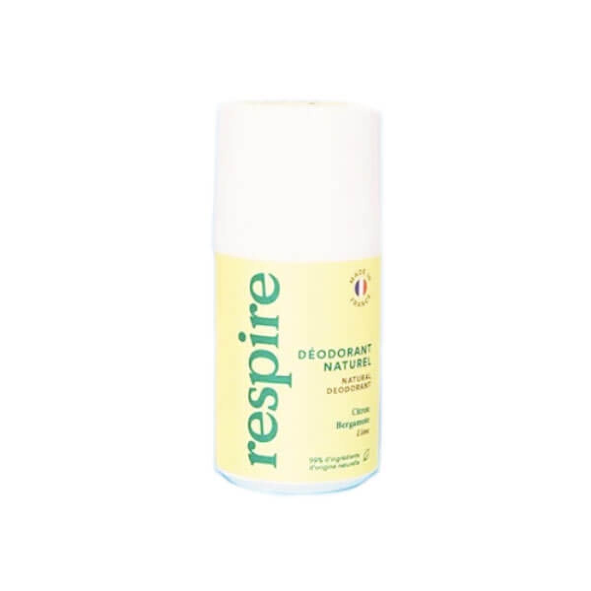 RESPIRE Déodorant naturel citron bergamote 50ml - Parapharmacie ...