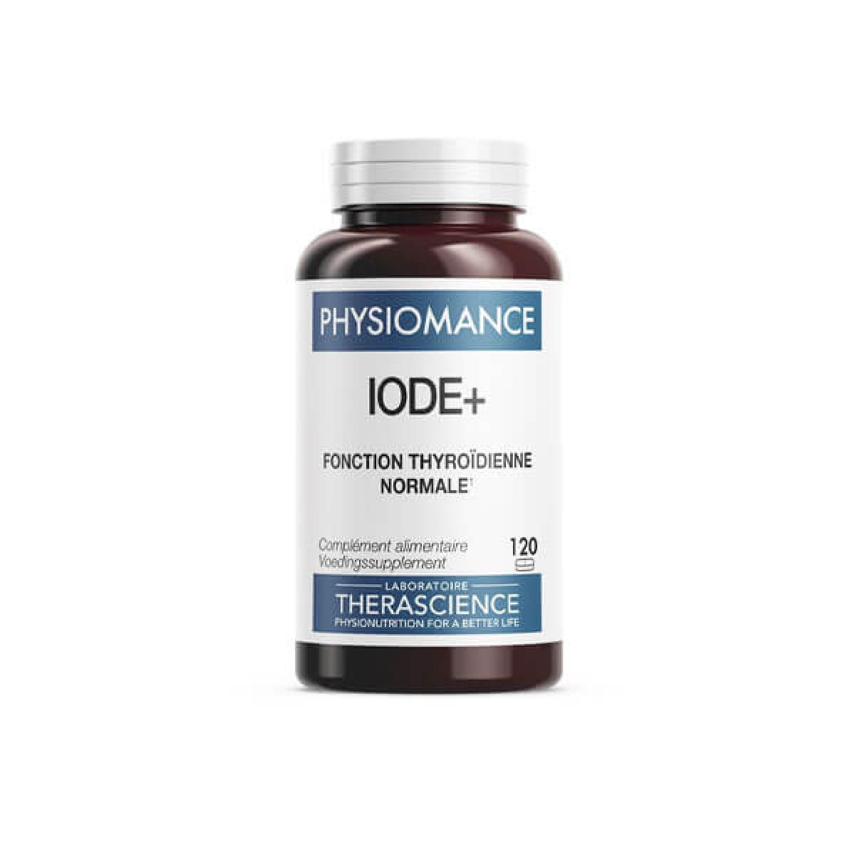 THERASCIENCE Physiomance iode+ 120 comprimés - Parapharmacie - Pharmarket