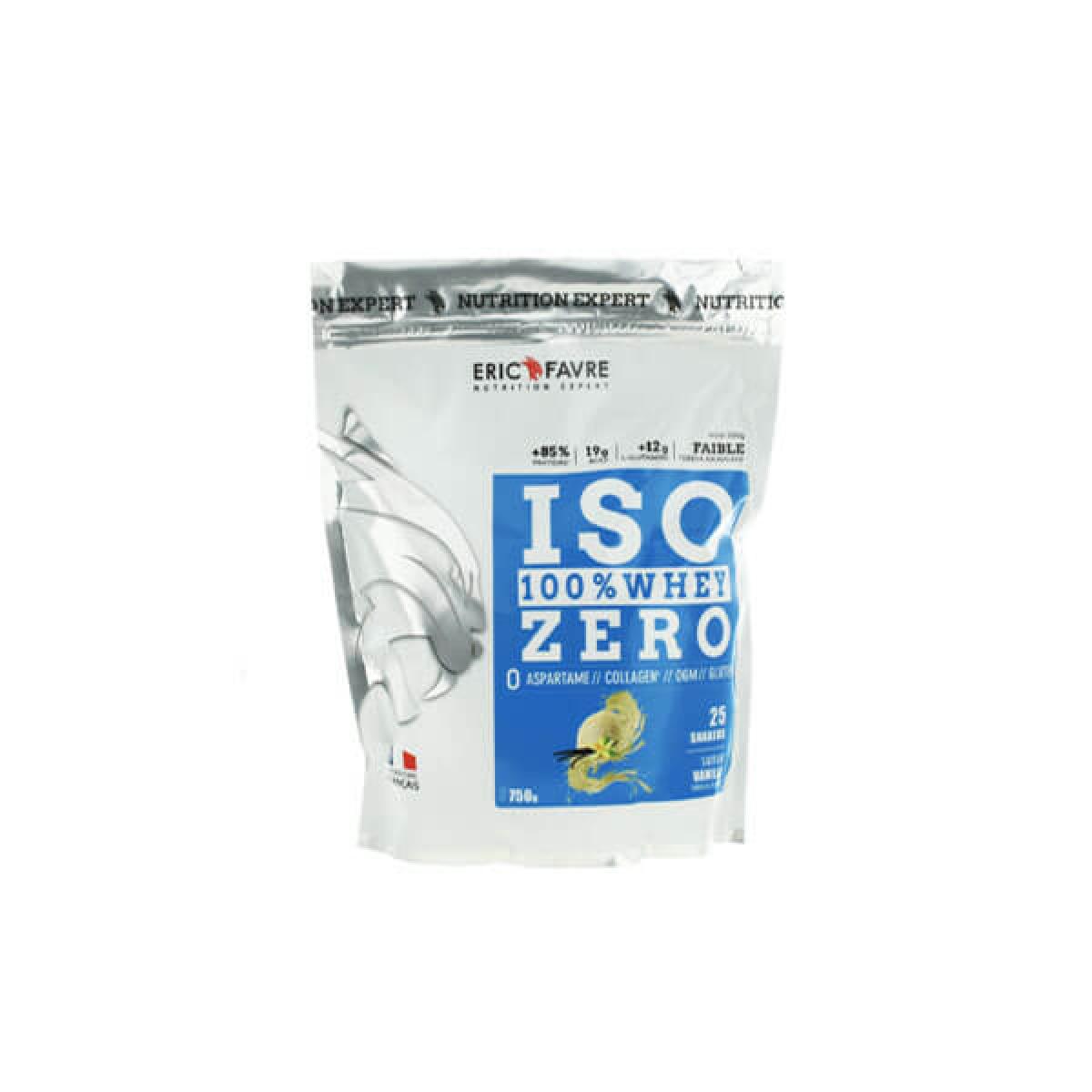 ERIC FAVRE Iso 100% whey zero vanille 750g - Parapharmacie - Pharmarket