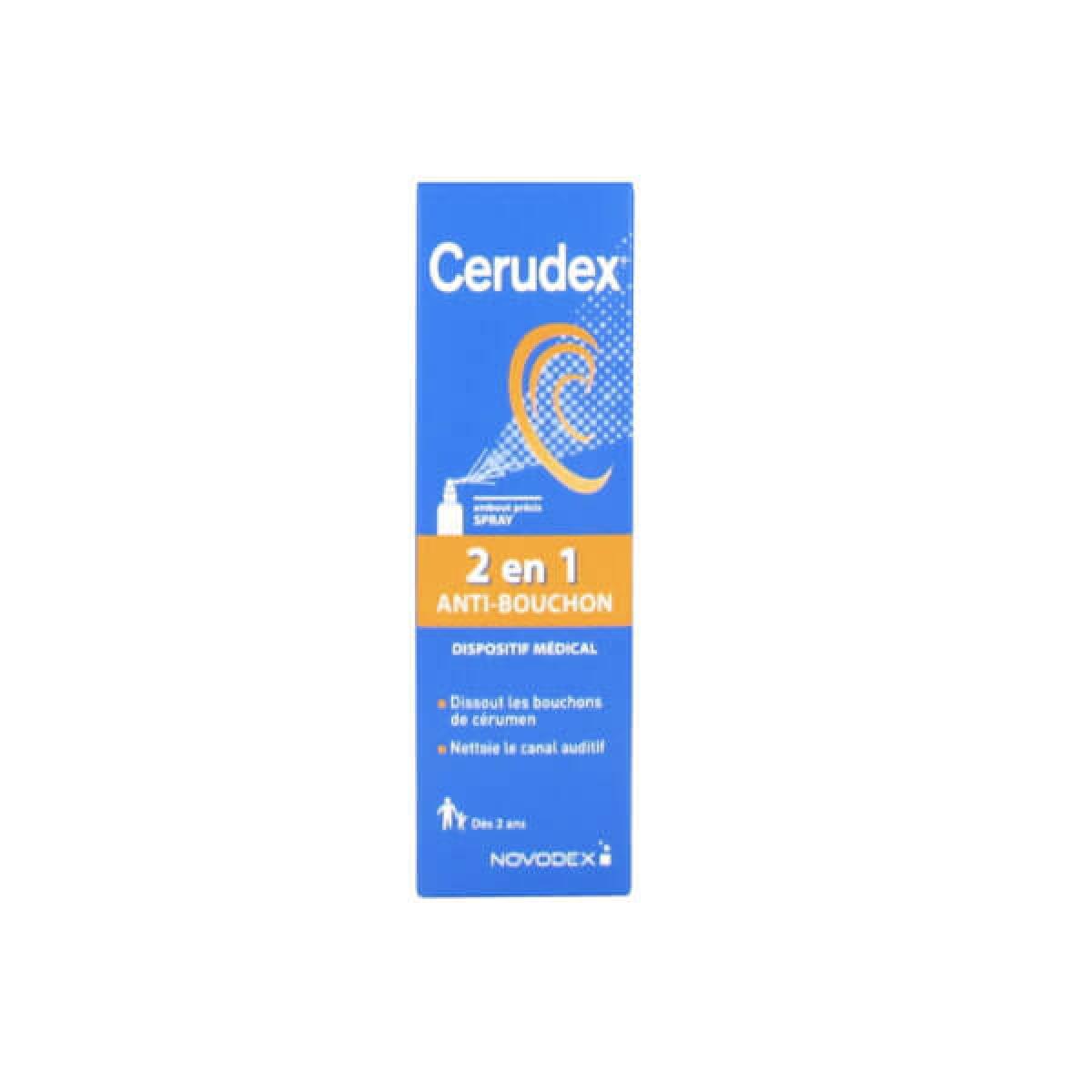 NOVODEX Cerudex 2en1 anti-bouchon 15ml - Parapharmacie - Pharmarket