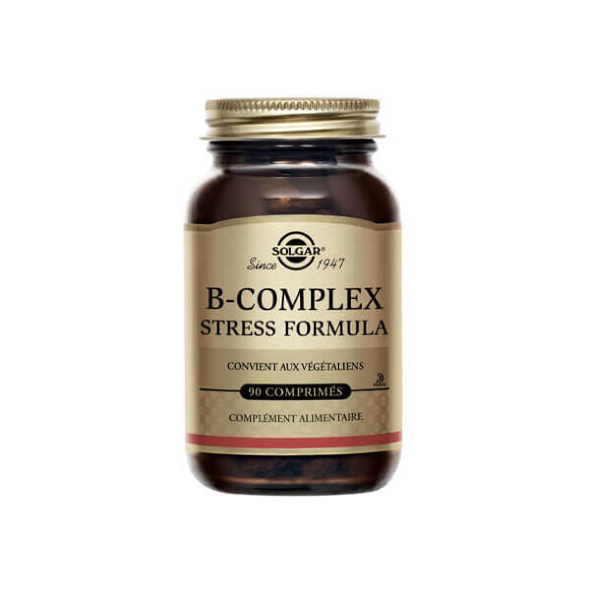 SOLGAR B-complex stress formula 90 comprimés - Parapharmacie - Pharmarket