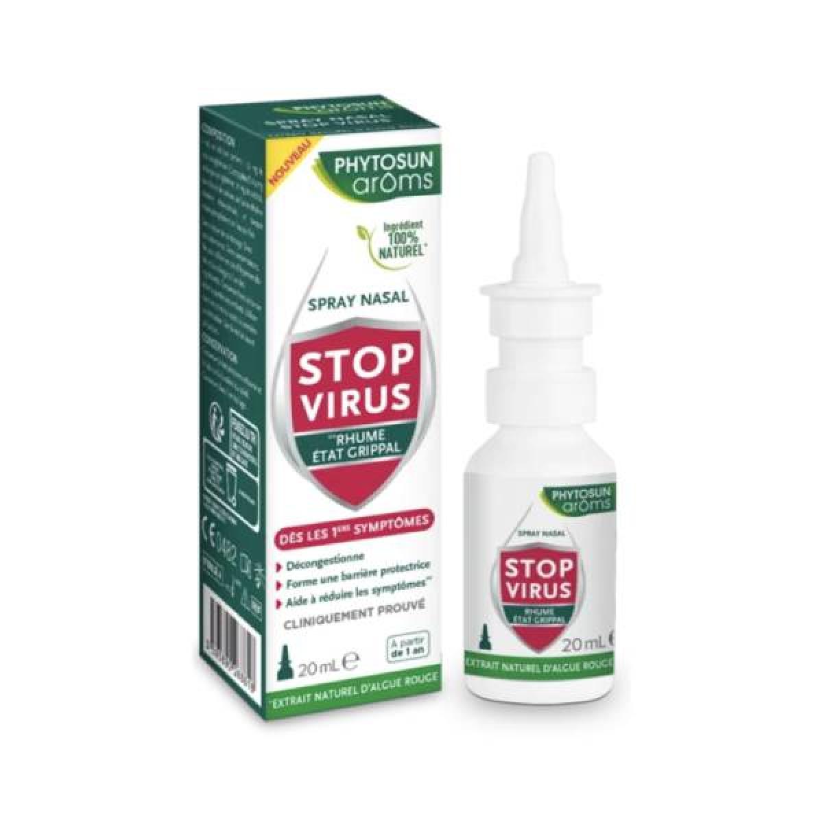 PHYTOSUN AROMS Spray nasal stop virus 20ml - Parapharmacie - Pharmarket