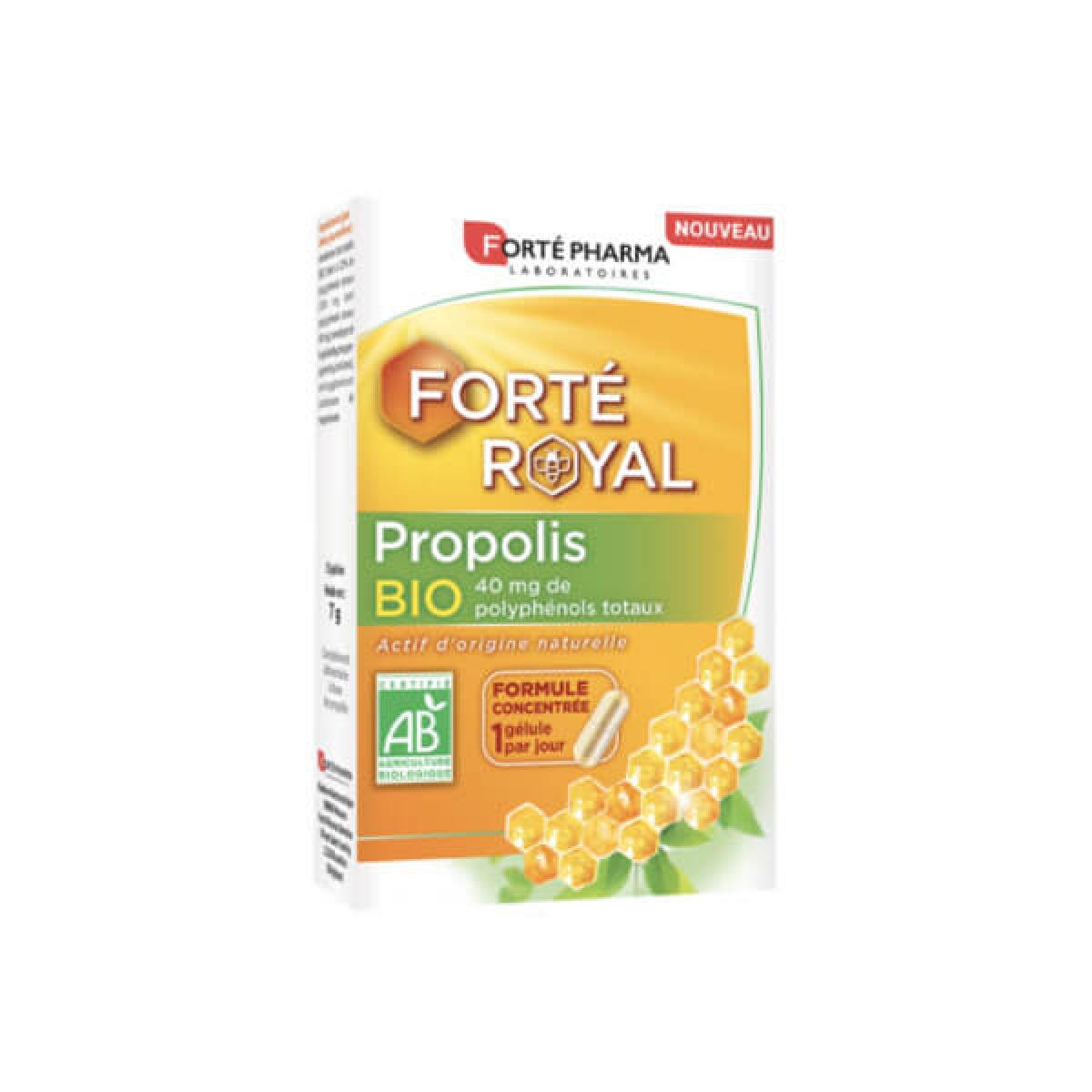 FORTÉ PHARMA Propolis bio forté royal 15 gélules - Parapharmacie ...